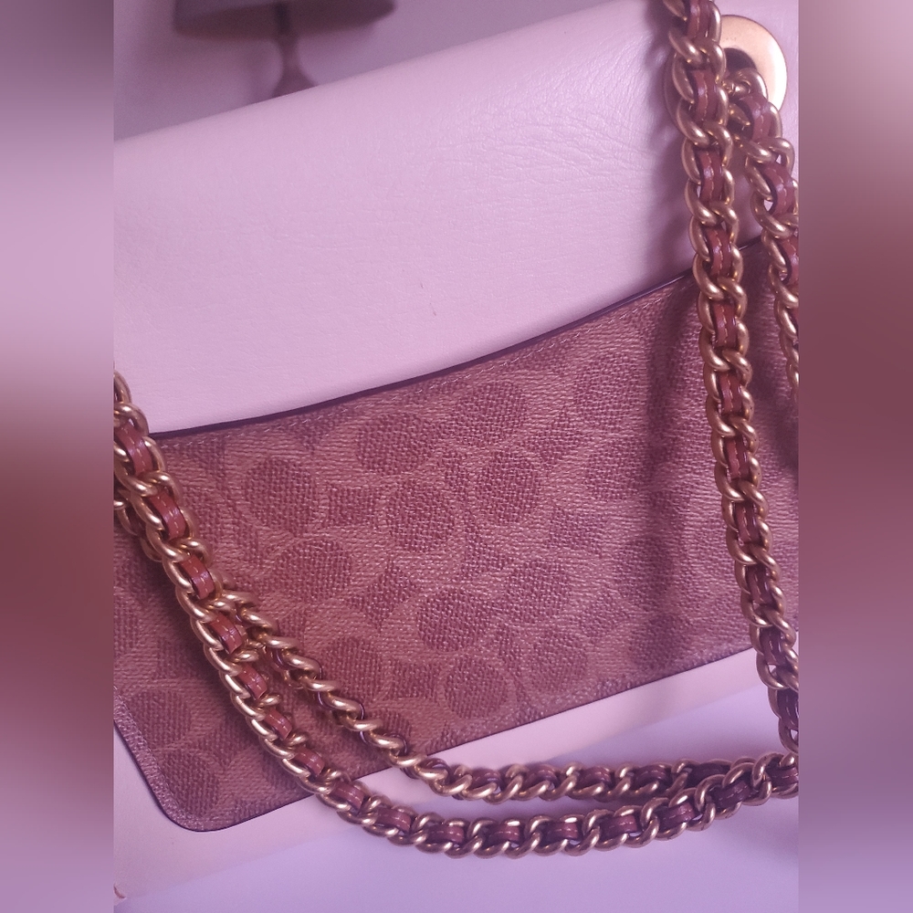 Coach Tea Rose Clutch Bag - Gem